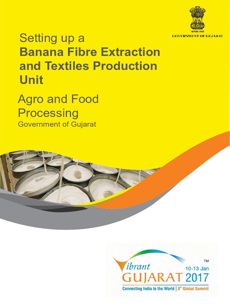 18 Banana Fibre Extraction and Textiles Production Unit | PDF ...