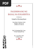 Kumpil Rites 2014 | PDF