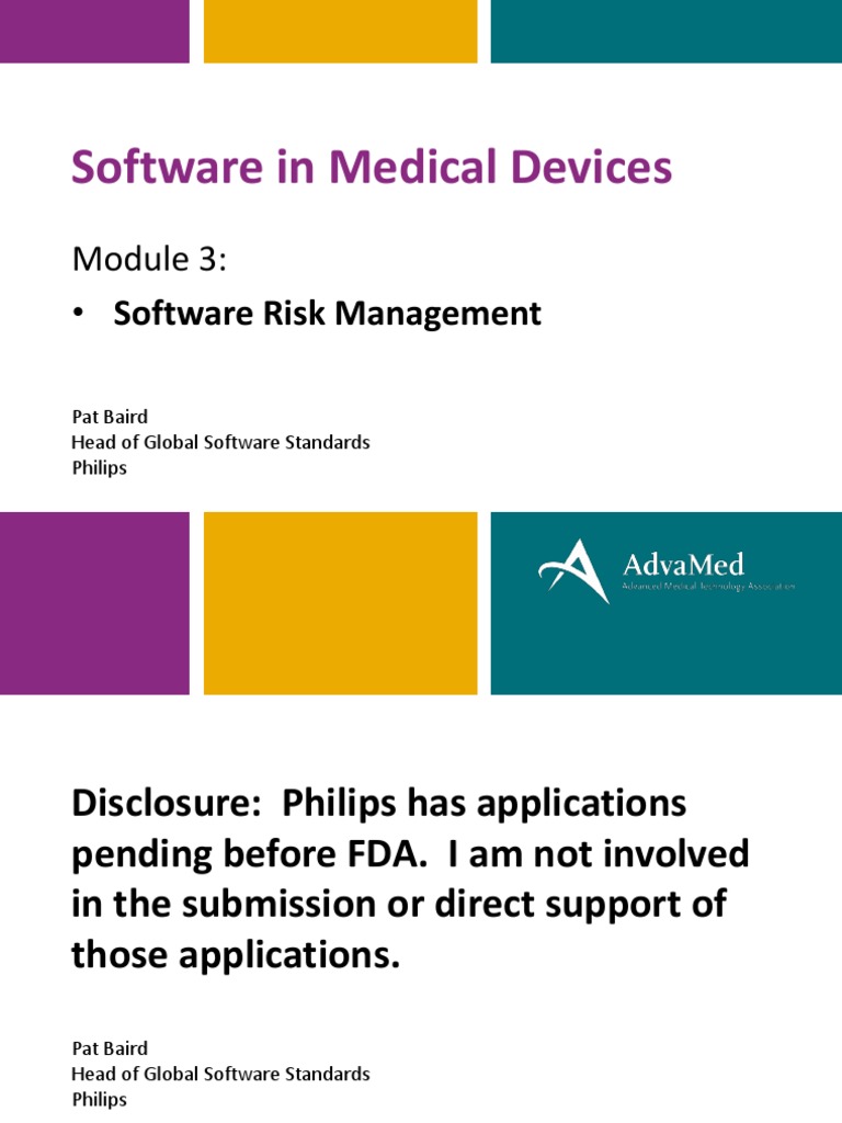 Software in Medical Devices - Module 3 | PDF | Risk Management | Hazards