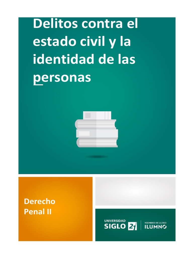 Delitos Contra El Estado Civil y La Identidad de Las Personas | PDF ...