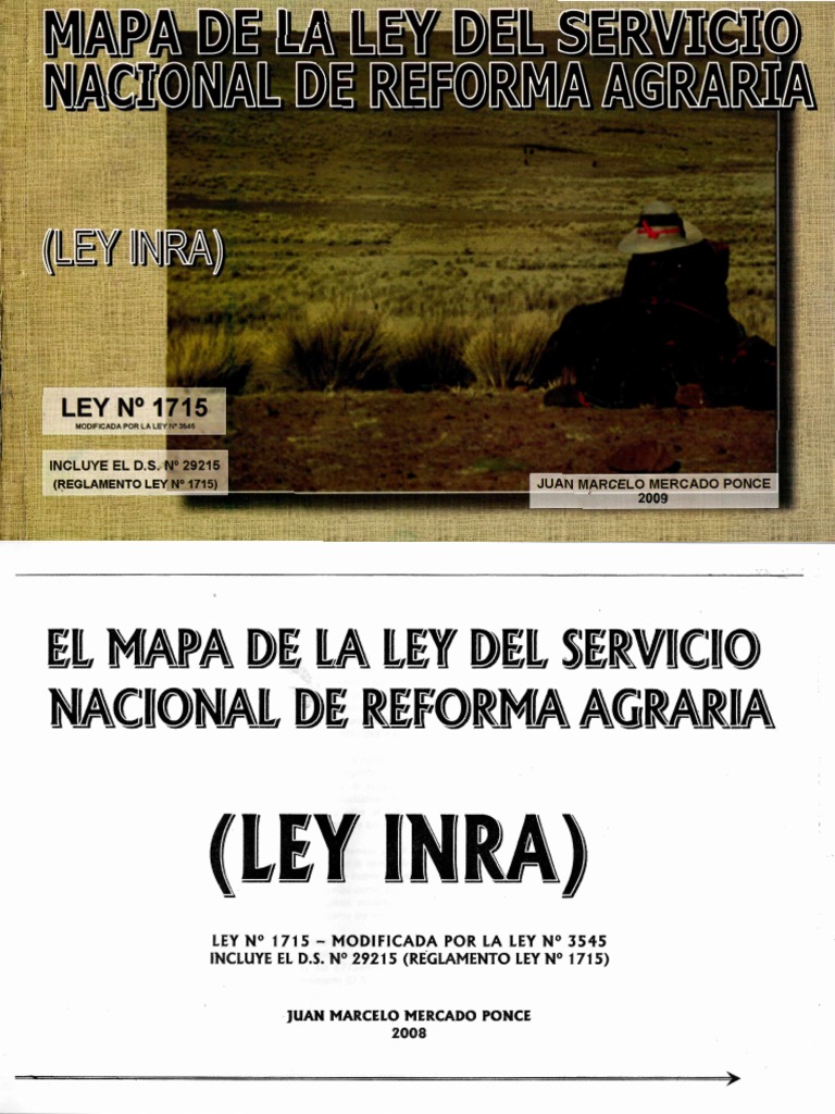 Mapa de La Ley INRA | PDF | Reforma agraria | Bolivia