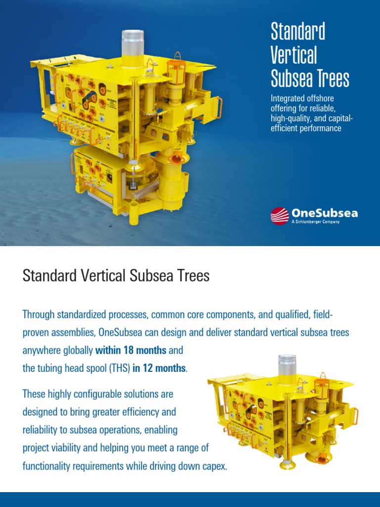 Standard Vertical Subsea Trees | Pipe (Fluid Conveyance ...