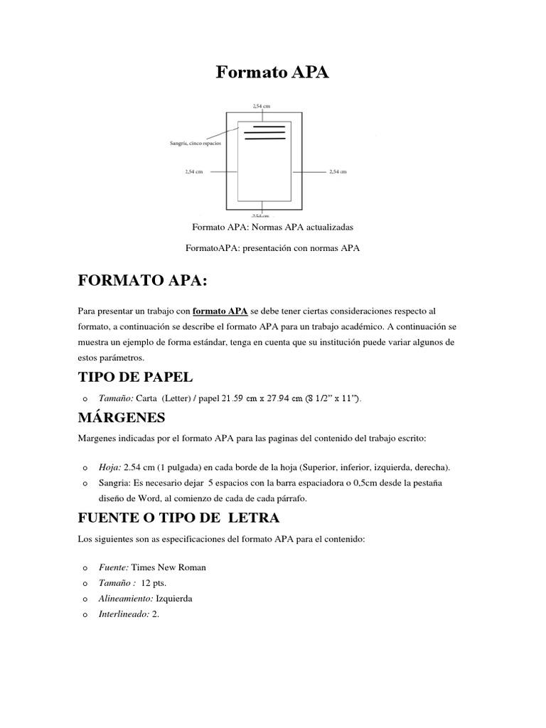 Normas y Formato APA Actualizado | PDF | Publicación | Estilo apa