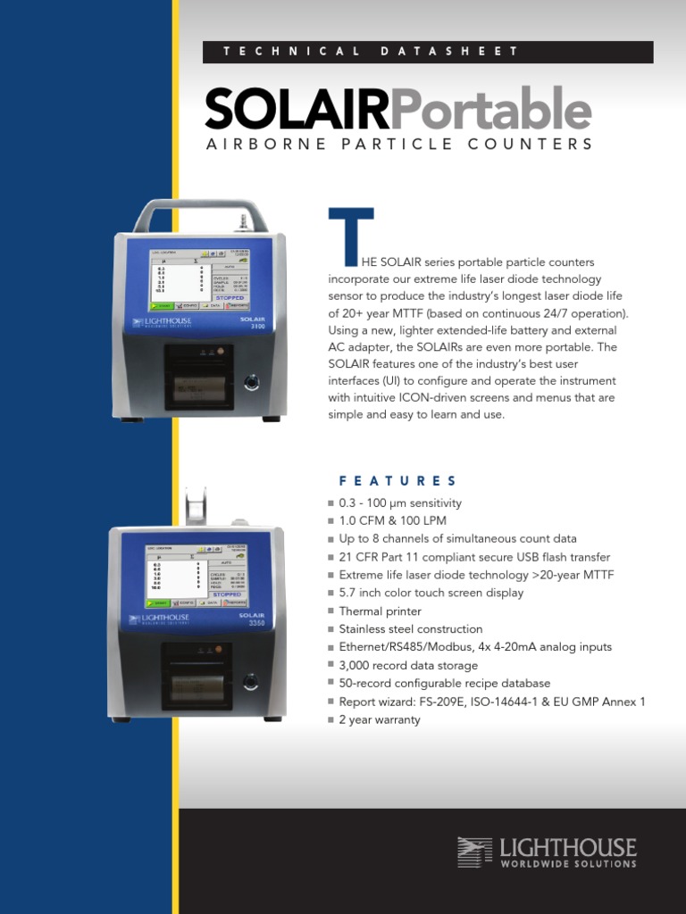 Solair 3350 (Brochure) | Download Free PDF | Usb | Kilogram
