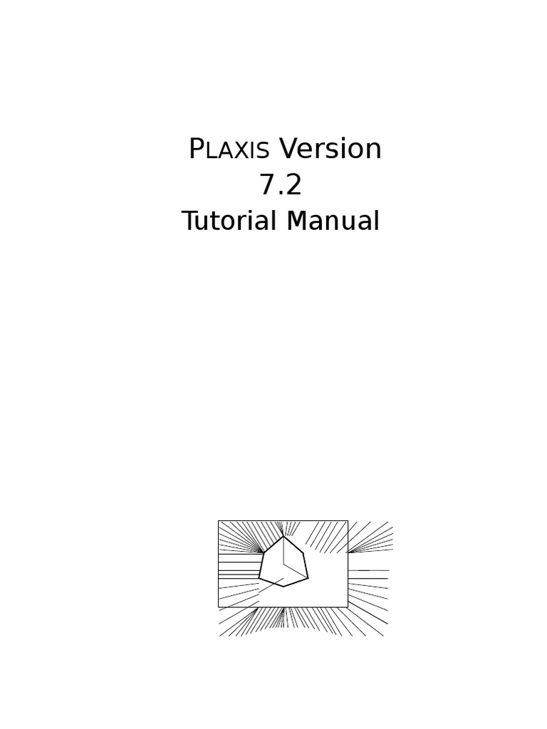 Tutorial Manual Plaxis V7.2 | PDF | Button (Computing) | Finite Element ...