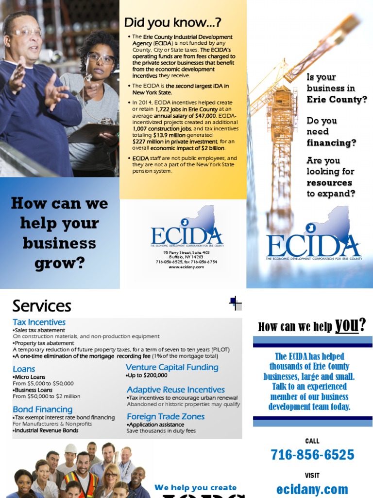 Ecida Gen Brochure PDF | PDF | Economic Development | Taxes