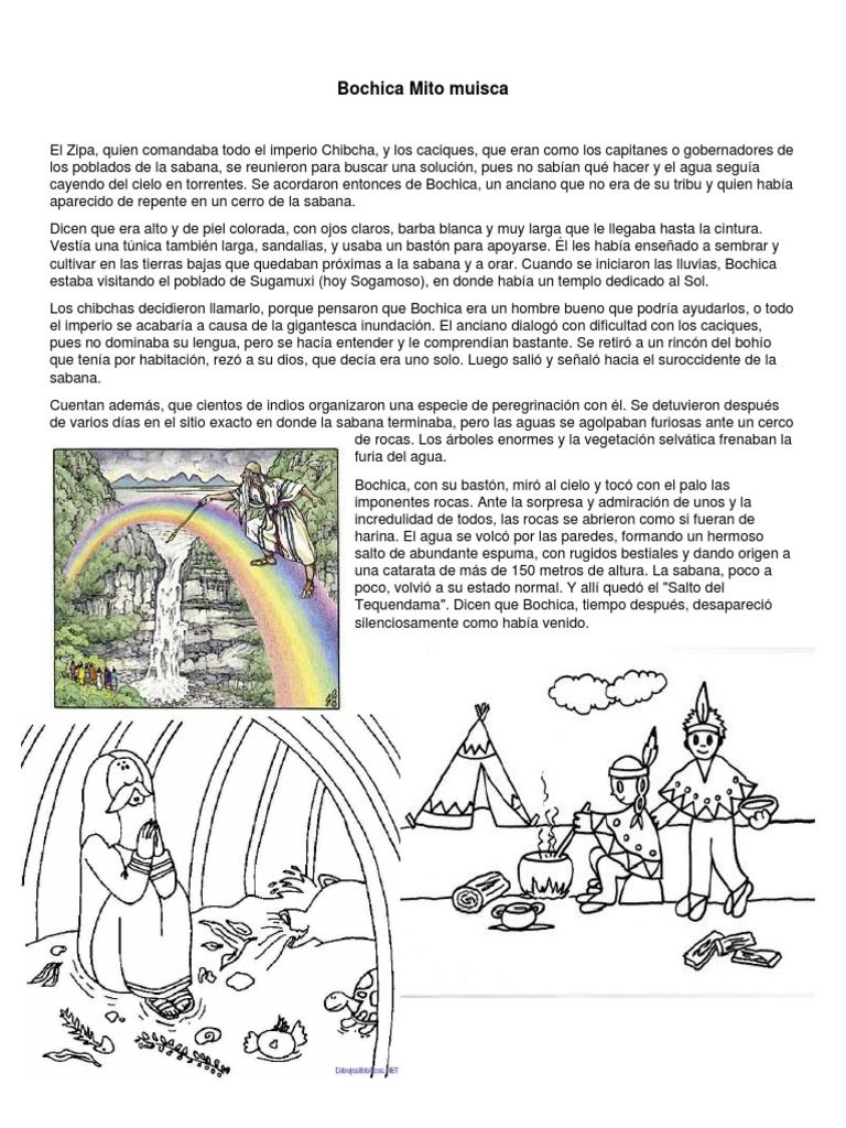 Bochica Mito Muisca | PDF | Historia