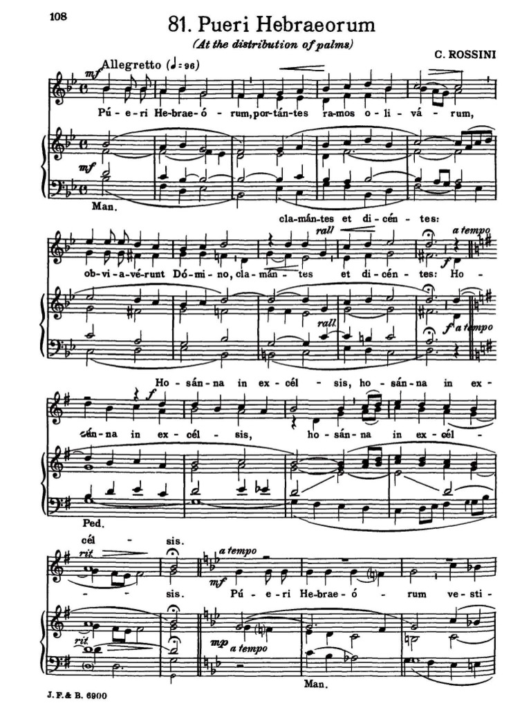 Pueri Hebraeorum: Gregorian Chant PDF | PDF