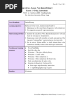 Past Continuous Lesson Plan | PDF | Linguistics | Human Communication