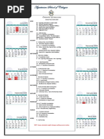 LBSS Purple & Gold Calendar 2024-25 | PDF | Entertainment Events ...