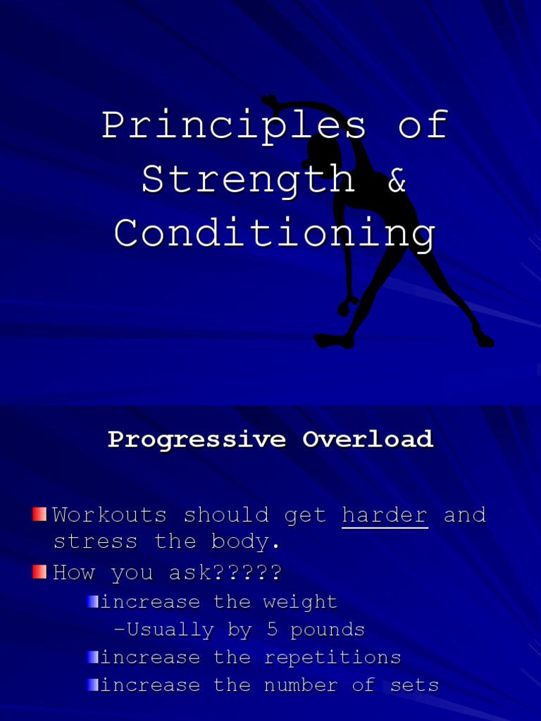 Principles of Strength & Conditioning | PDF