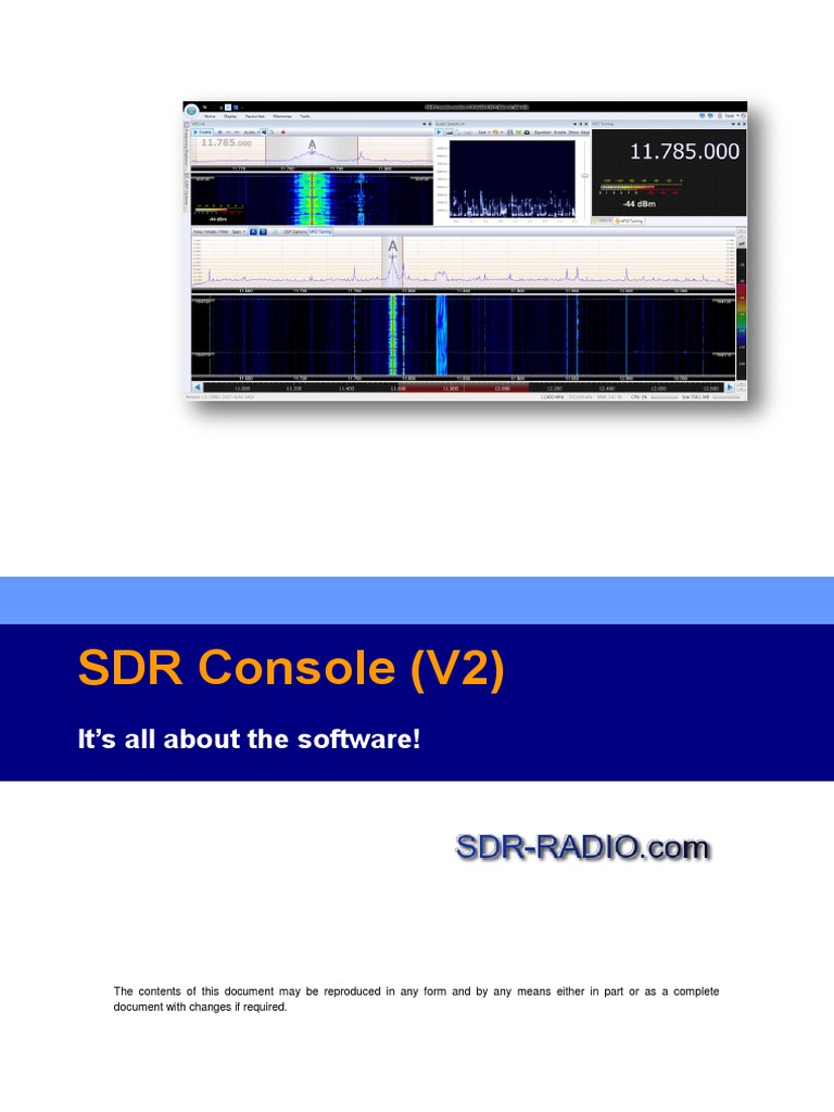 SDR Console | Download Free PDF | Equalization (Audio) | Frequency Modulation