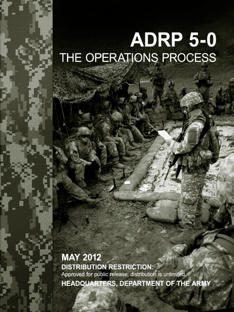 Adrp 5-0: THE Operati ONS Process | PDF | Command And Control | Staff ...