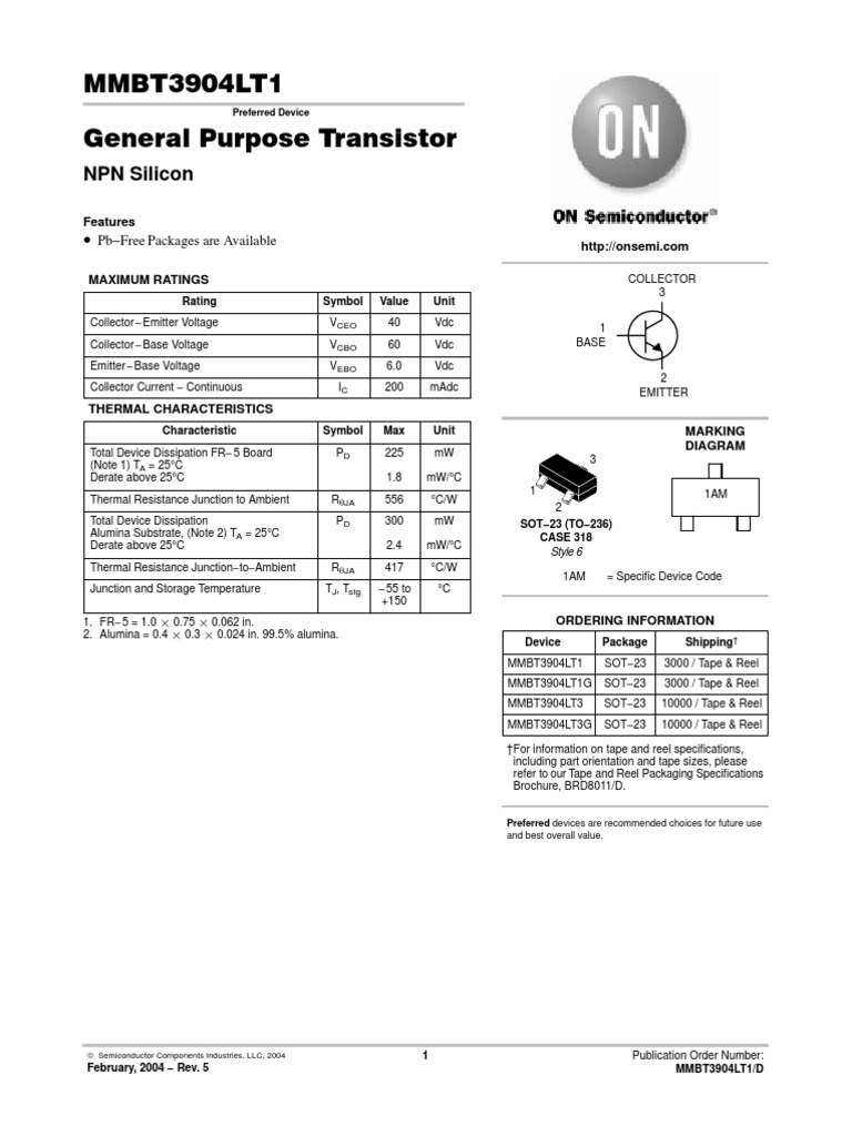 1 AM SMD | Bipolar Junction Transistor | Electrical Engineering