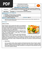 Acidez y PH Del Limon | PDF | Ph | Valoración