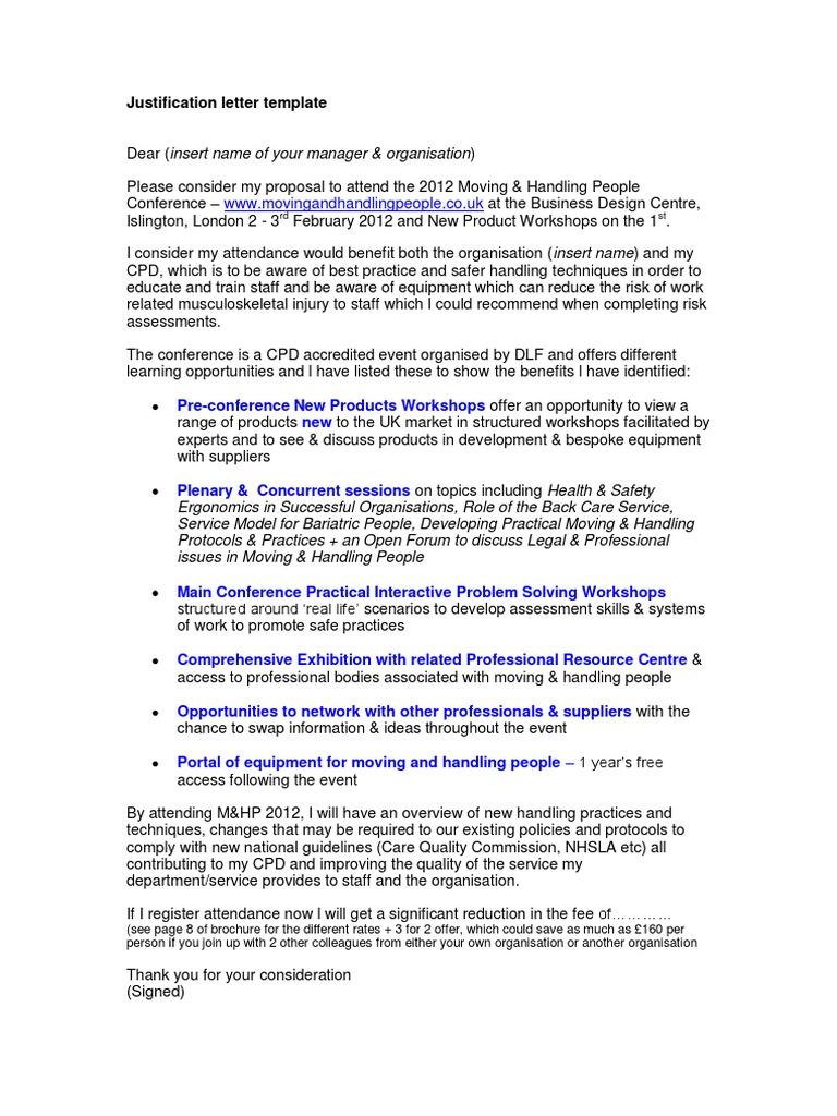 Justification Memorandum Examples Free Demotion Letter Template | PDF