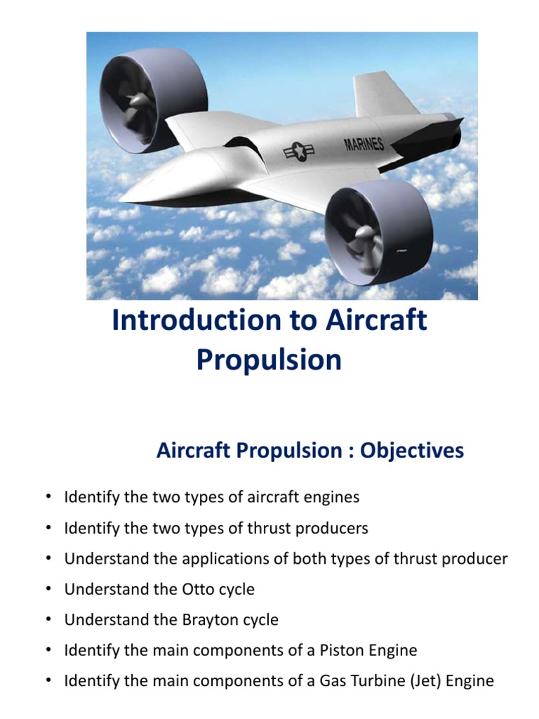 Aircraft Propulsion: Engine Types & Cycles | PDF | Jet Engine ...