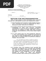 Motion For Reconsideration (Prosecutor Level) | PDF | Affidavit | Prosecutor