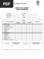 Checklist Pemeriksaan Alat Kerja | PDF