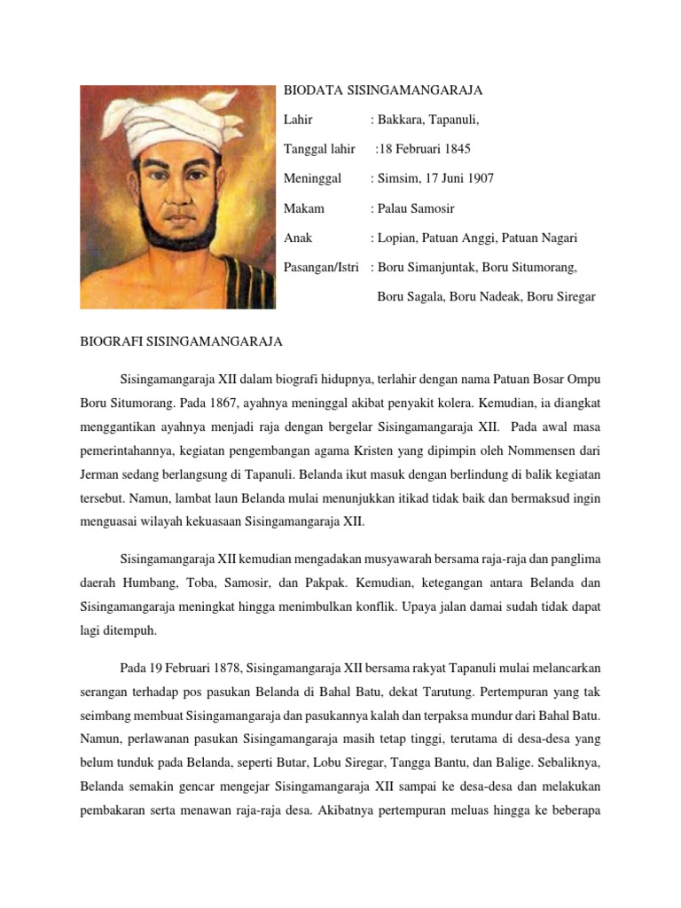 Si Sing A Manga Raja | PDF