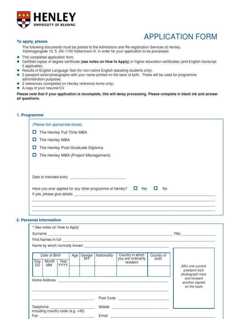 Application Form: To Apply, Please | PDF | Race And Ethnicity In The ...