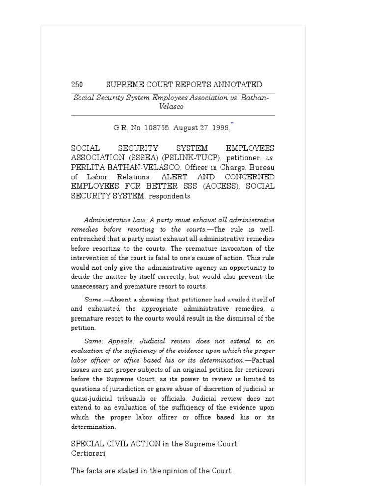Cathan Vs Gsis | PDF | Certiorari | Supreme Courts