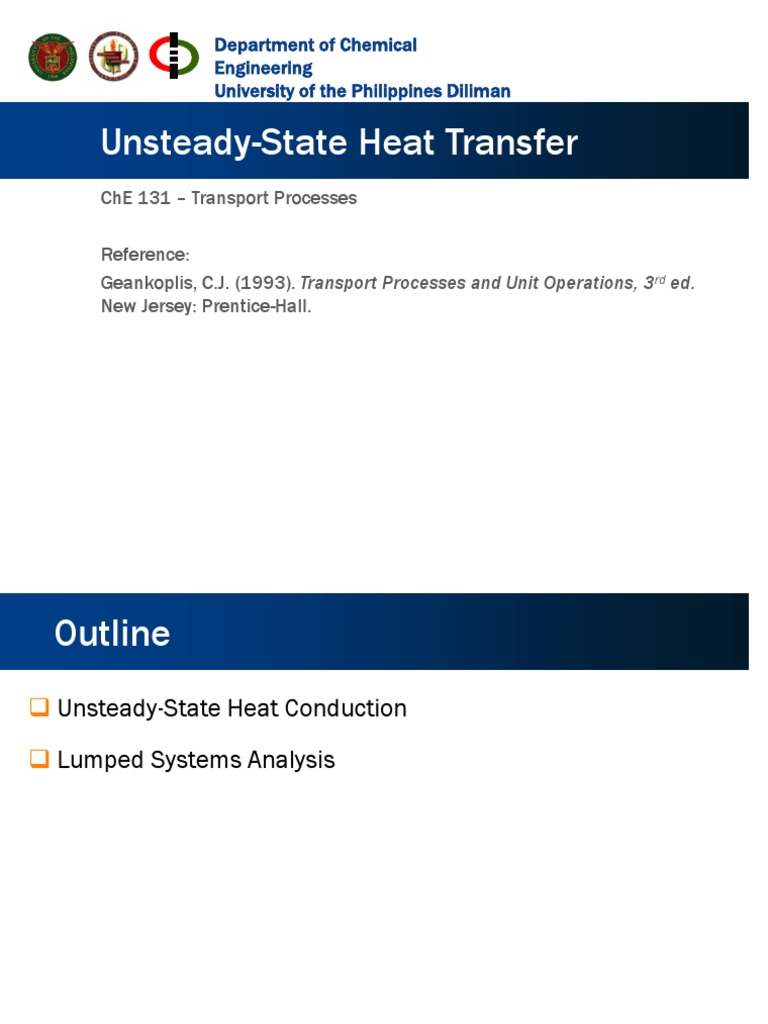 131.11c Unsteady-State Heat Transfer | PDF | Heat Transfer | Thermal ...