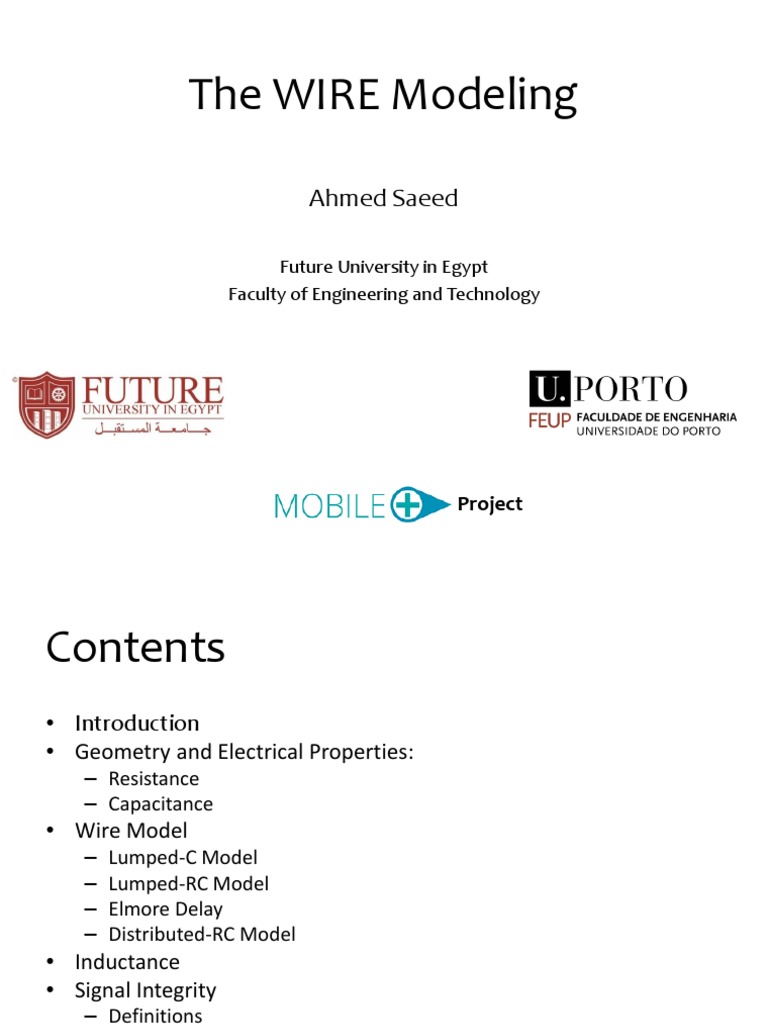 Wire Modeling | PDF | Capacitor | Capacitance