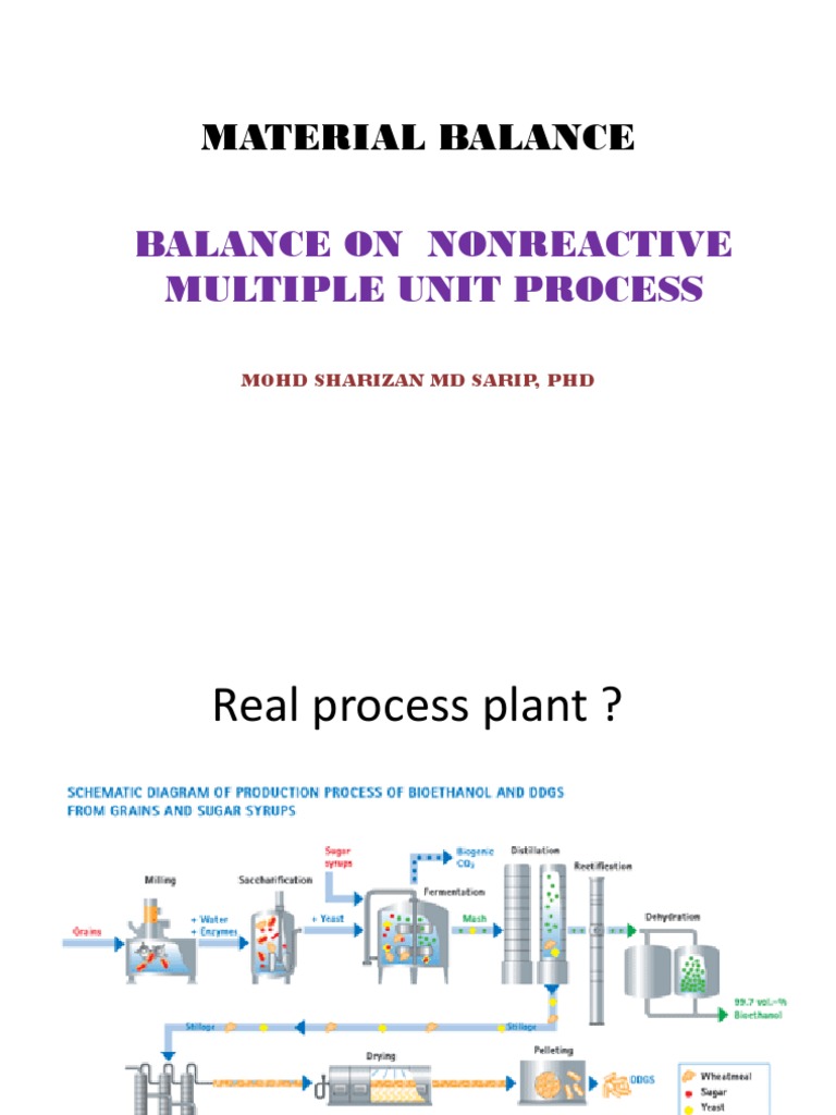 Material Balance | PDF | Distillation | Crystallization