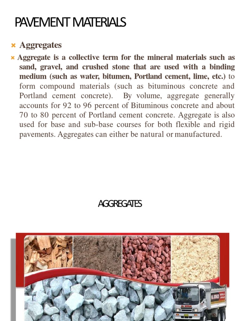 Pavement Materials: Aggregates | PDF | Asphalt | Construction Aggregate