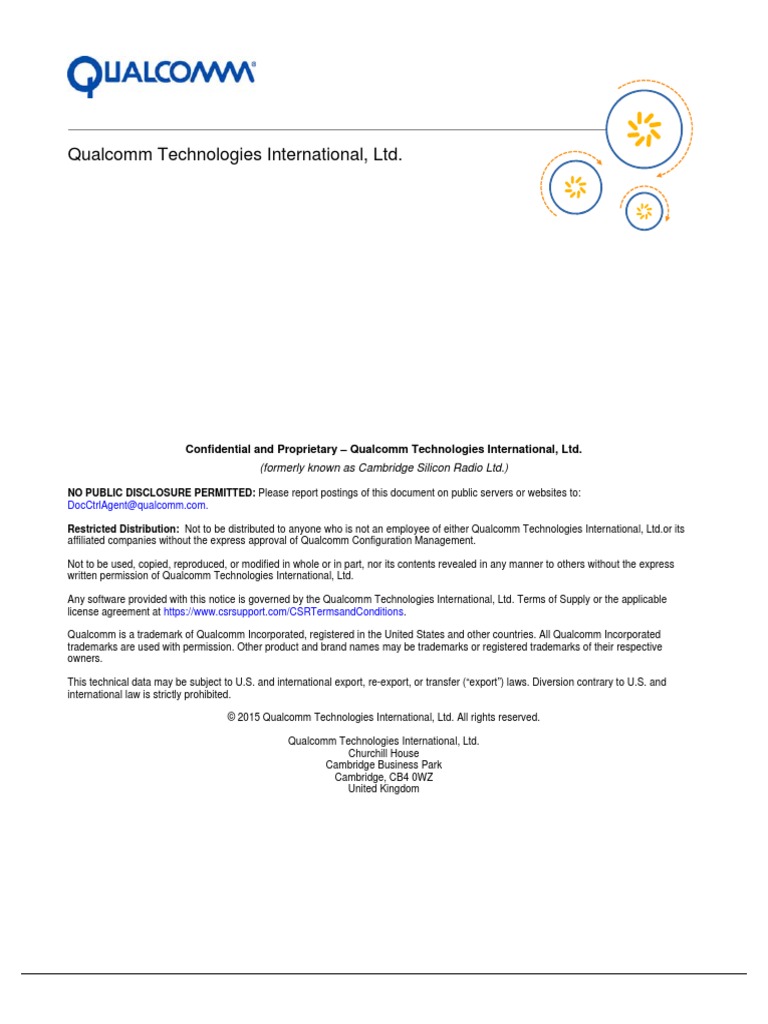 Csr1010 Data Sheet | PDF | Bluetooth | Microcontroller