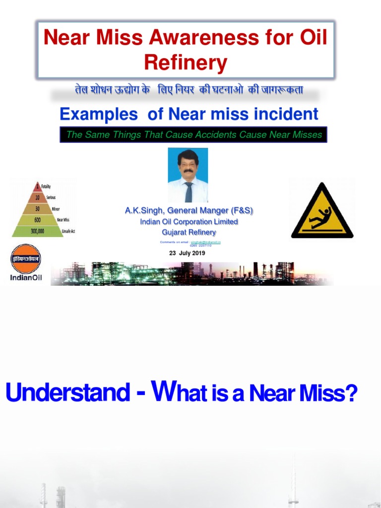 Near Miss Incidents in Oil Refineries | PDF | Leak | Truck