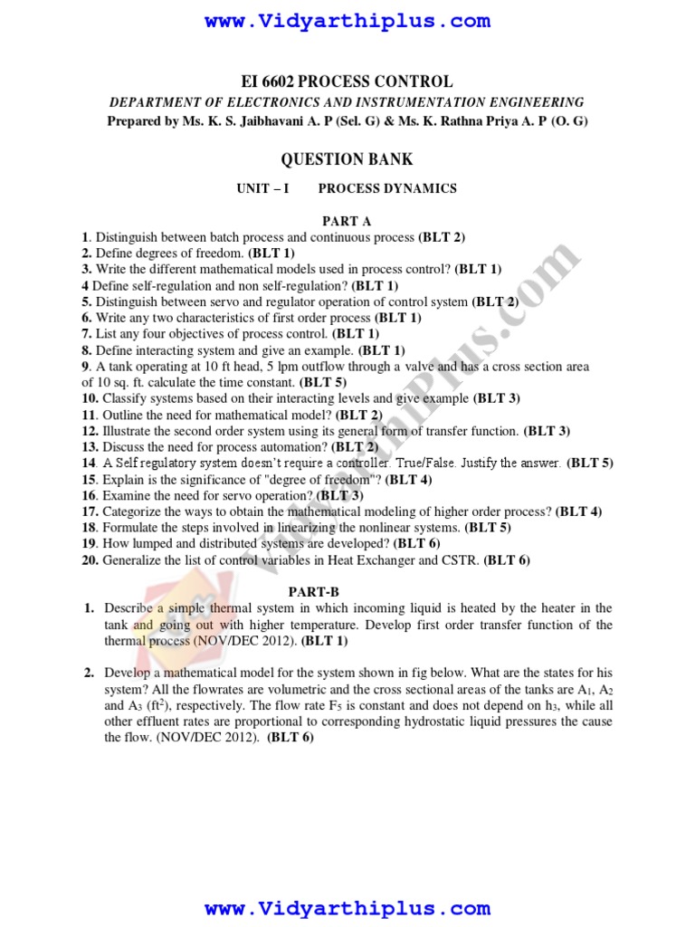 Computerised Process Control Sysytem | PDF | Control Theory | Systems Theory