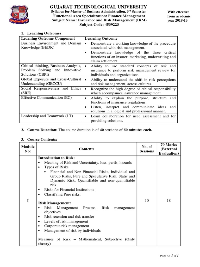 Insurance and Risk Management | PDF | Insurance | Underwriting