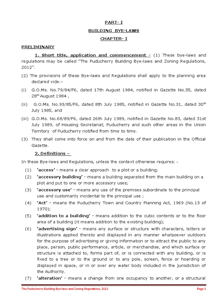 Bye Law | PDF | Building | Wall