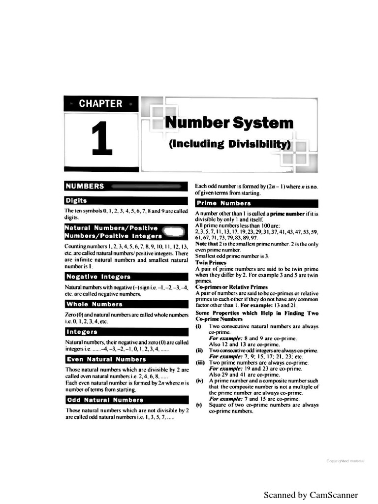 Number System | PDF