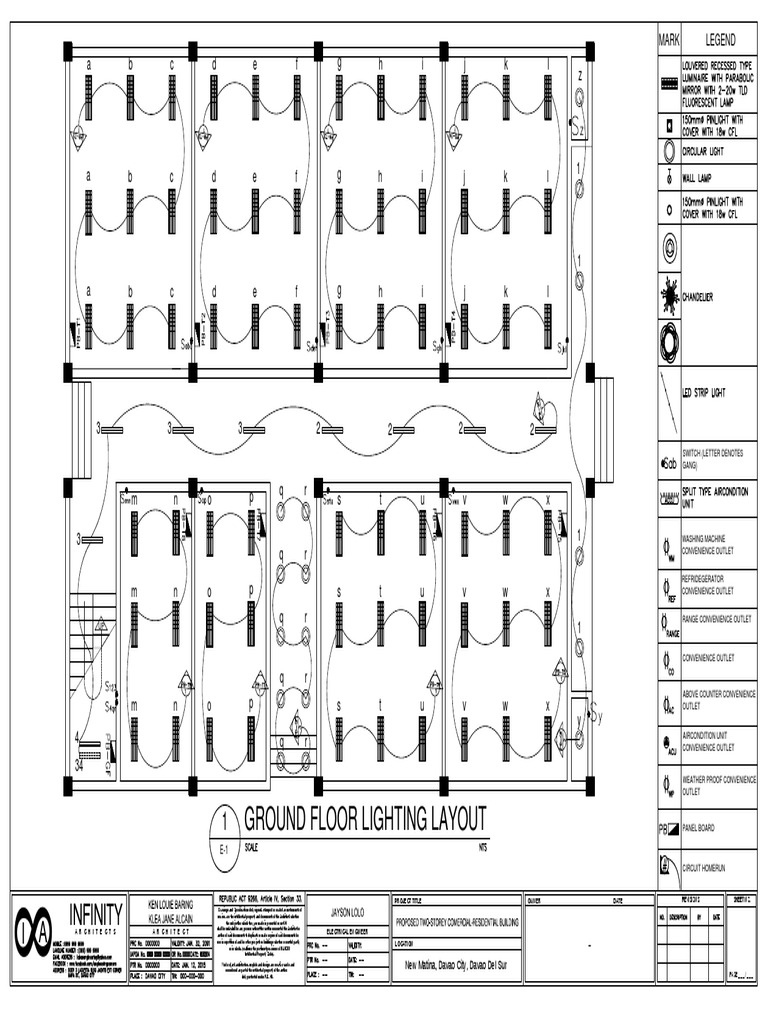 Ground Floor Lighting Plan | PDF