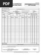 PFF053 Member'SContributionRemittanceForm V03.1 | PDF | Employment | Salary