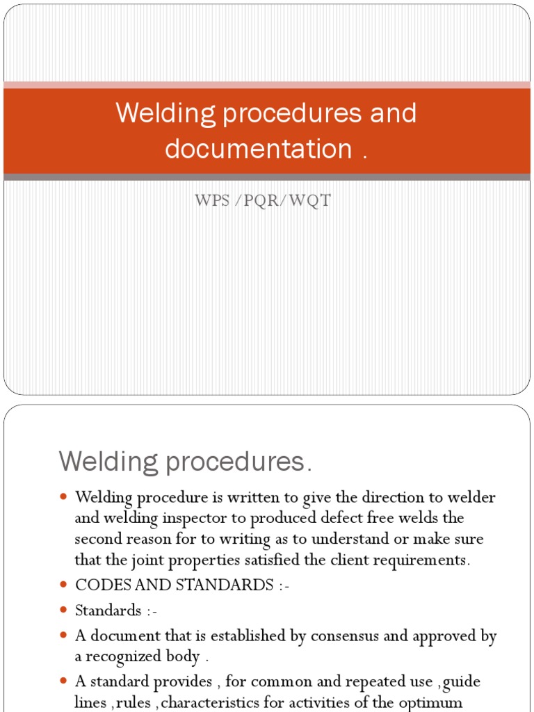 Welding Procedures and Documentation | PDF | Welding | Construction