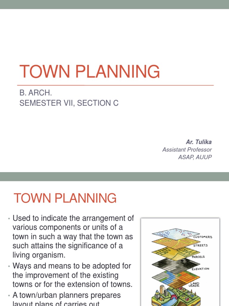 Introduction To Town Planning | PDF | Urban Planning | Economies
