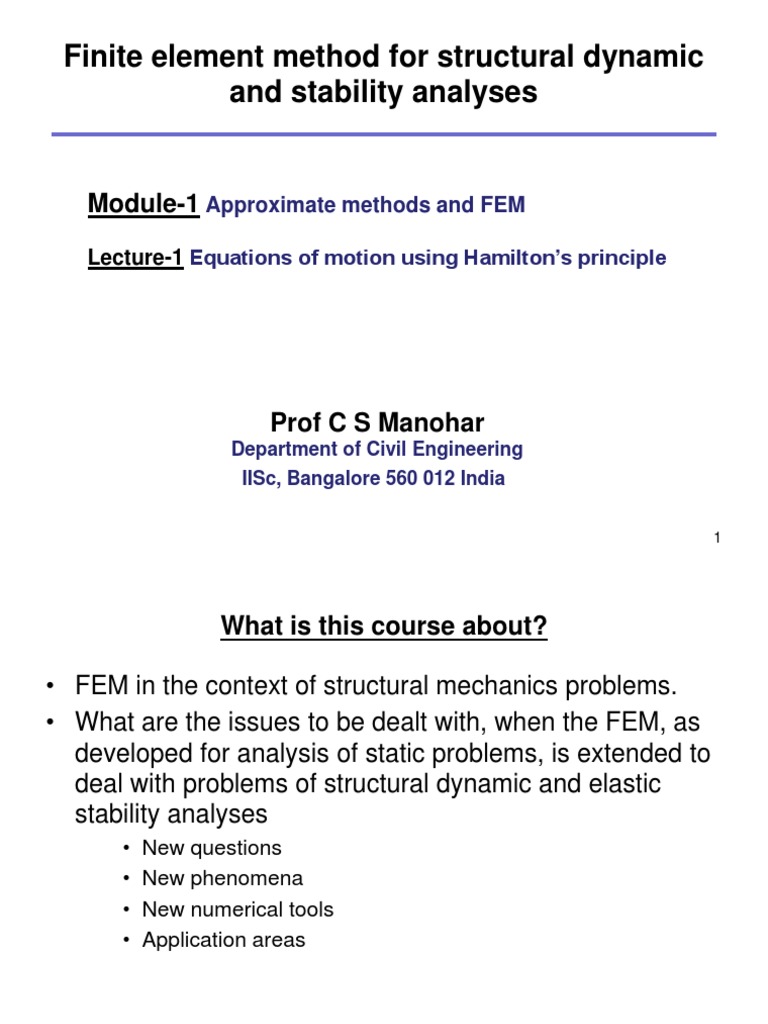L1 PDF | PDF | Finite Element Method | Numerical Analysis