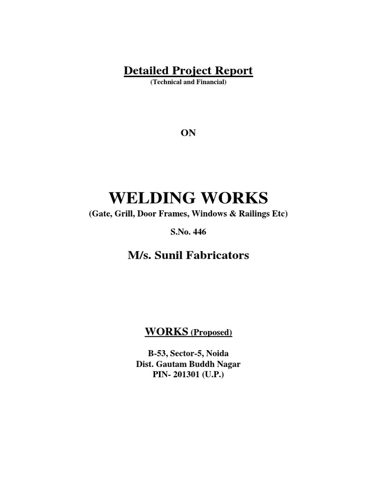 Detailed Project Report | PDF | Business