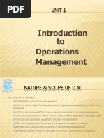 Stevenson 14e Chap001 | PDF | Operations Management | Supply Chain