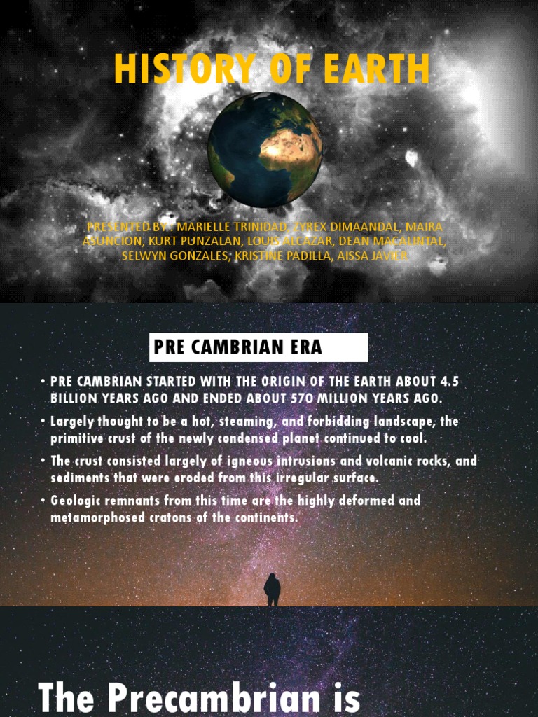 History of Earth | PDF | Earth Sciences | Geology