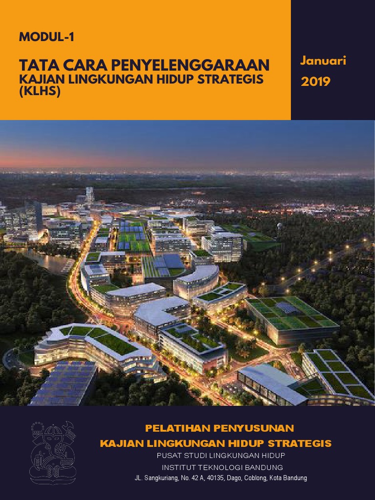 Modul Pelatihan KLHS PDF | PDF