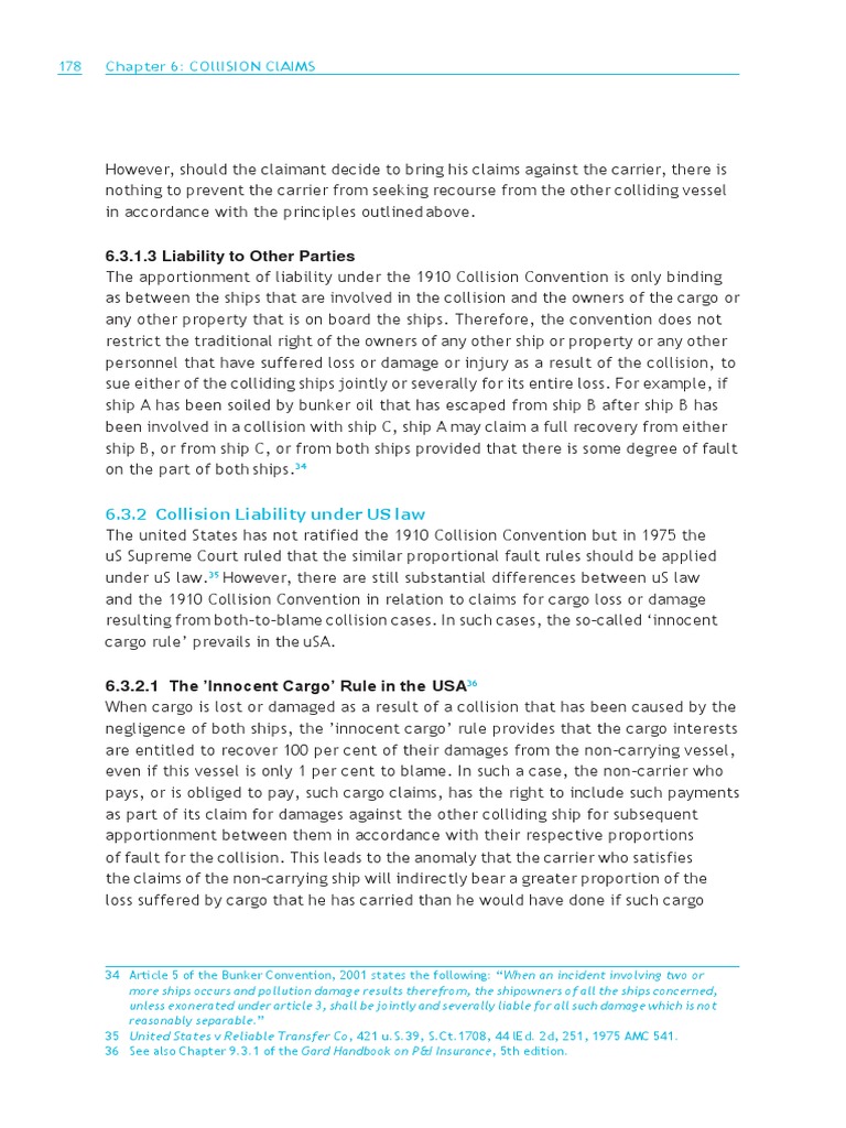 Gard Guidance On Maritime | Download Free PDF | Insurance | Damages