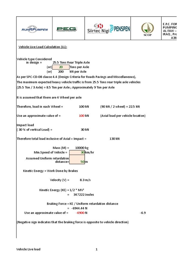 Braking Distance Calculation | PDF