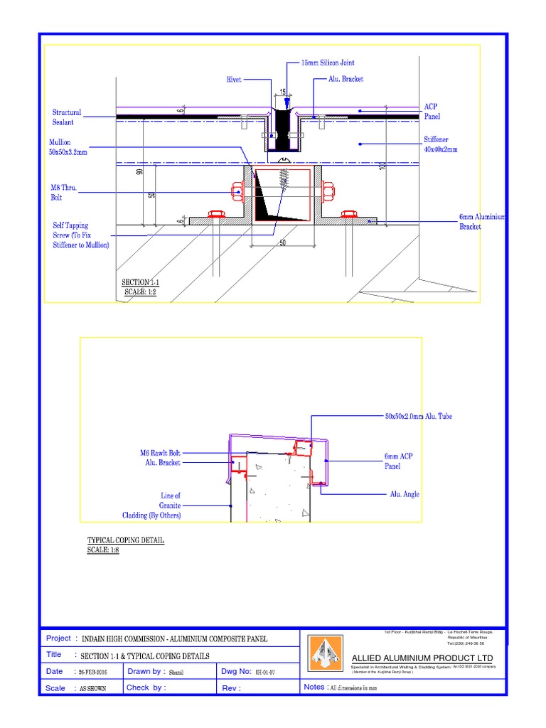 Acp Cladding Details 1 PDF | PDF