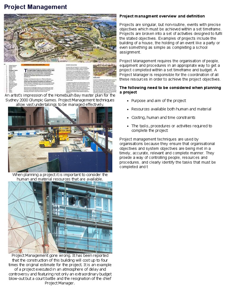 Project Management | PDF | Project Management | Business