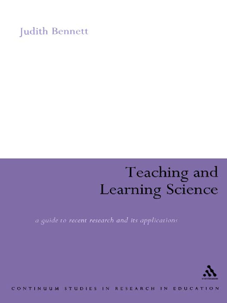 (Judith Bennett) Teaching and Learning Science (Co (BookFi) PDF | PDF ...